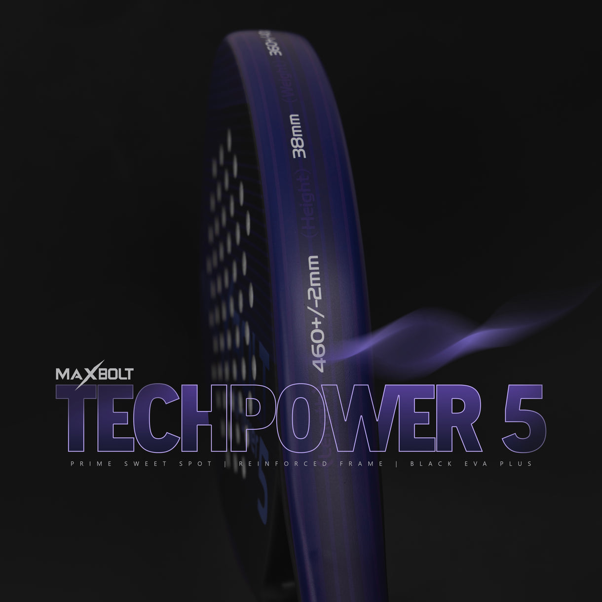 MAXBOLT TECHPOWER 5 - PADEL RACKET – Maxbolt